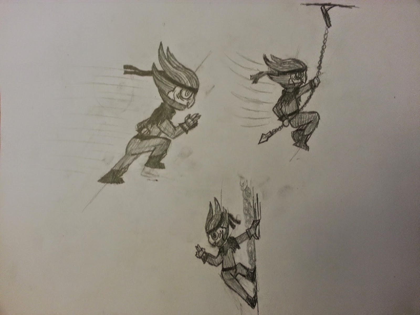 Garrett M Figure Animation Blog: Rough Character Poses