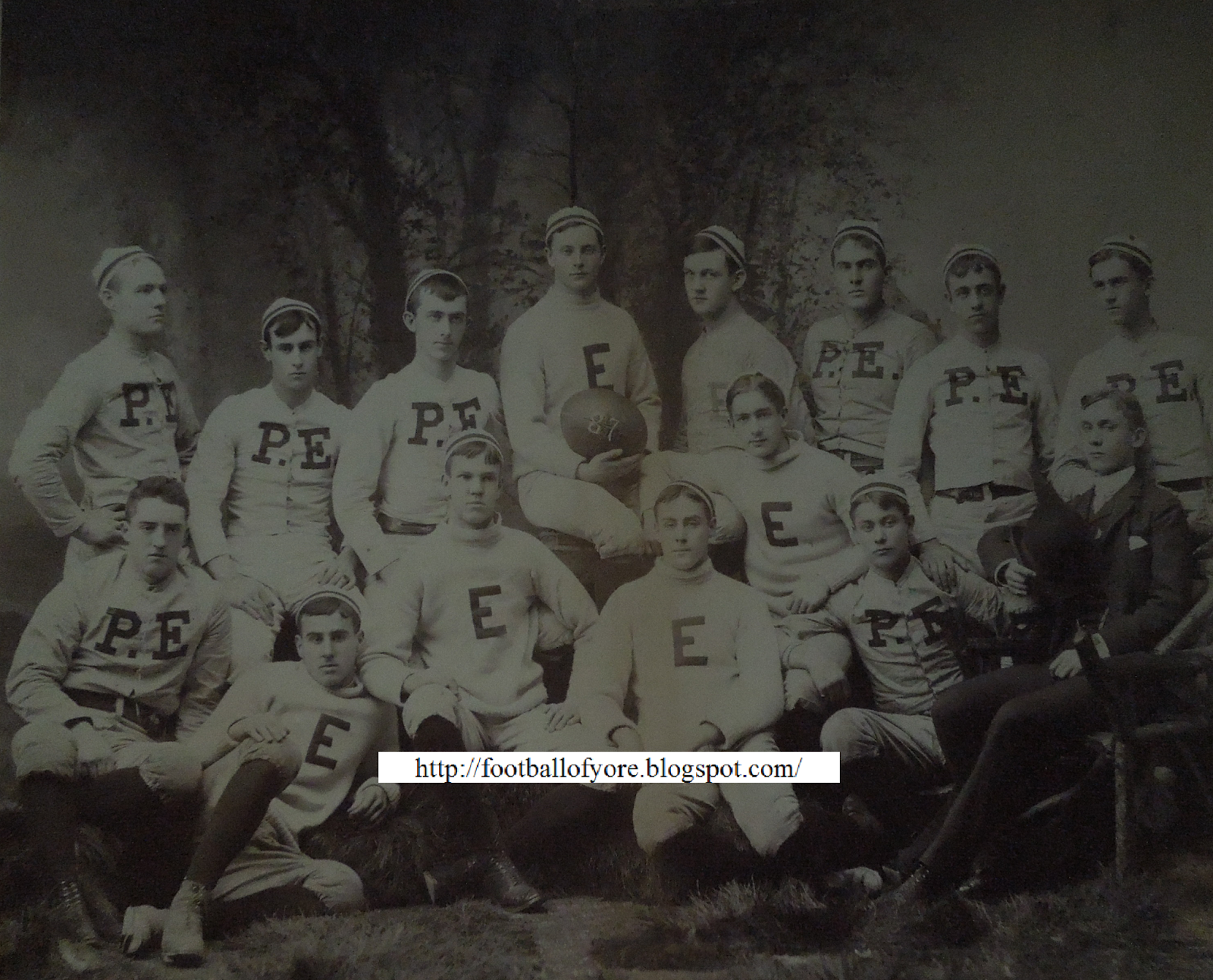 Football of Yore: Phillips Exeter Football Team w/ McClung , Rhodes and ...