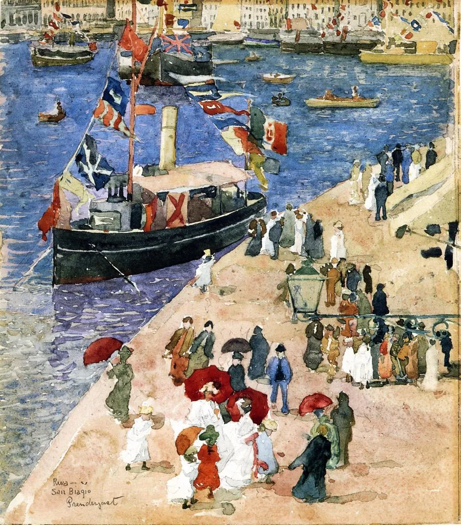 Maurice Prendergast | Post-Impressionist painter | Tutt'Art@ | Pittura ...