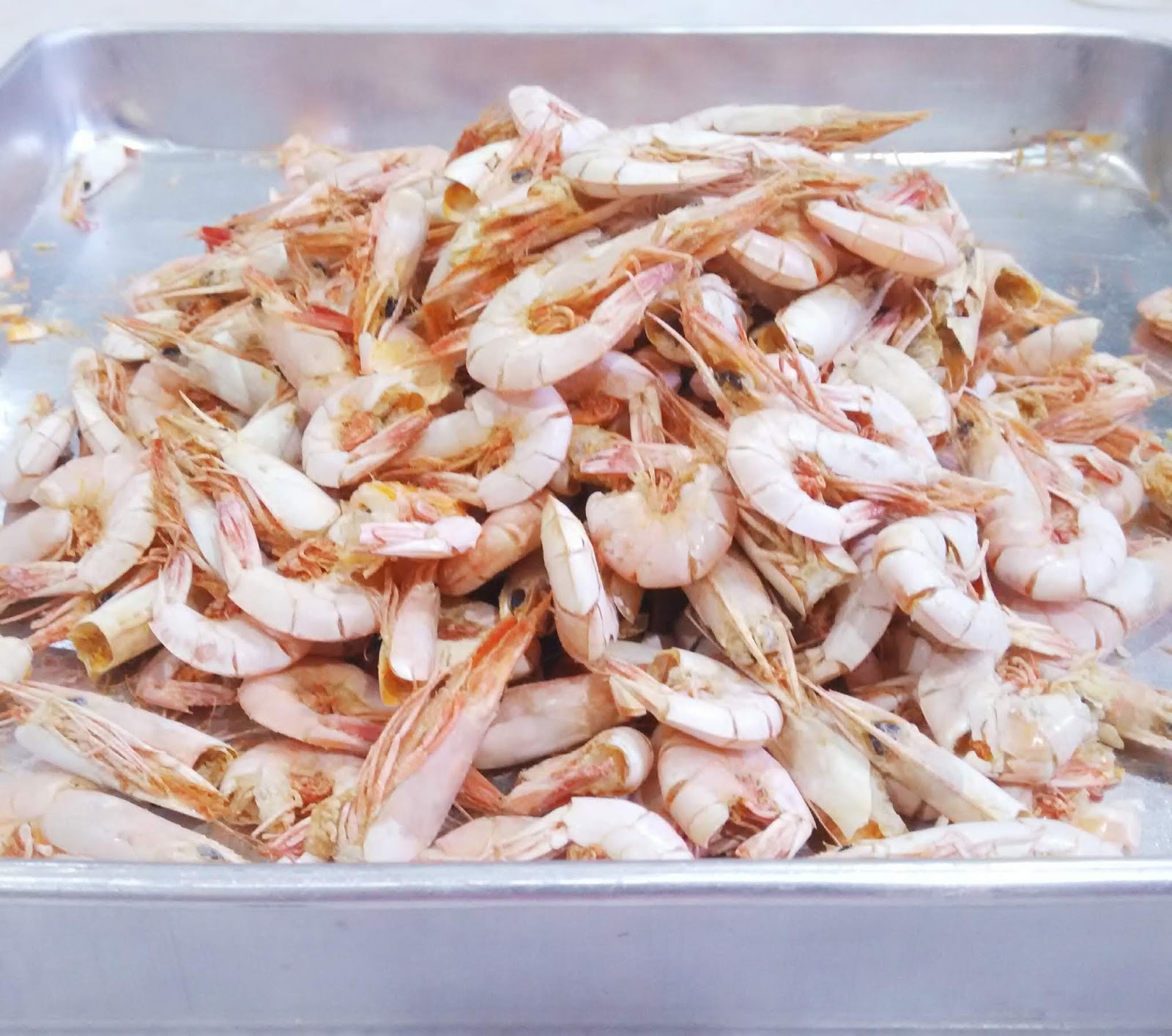 MAKING DRIED PRAWNS
