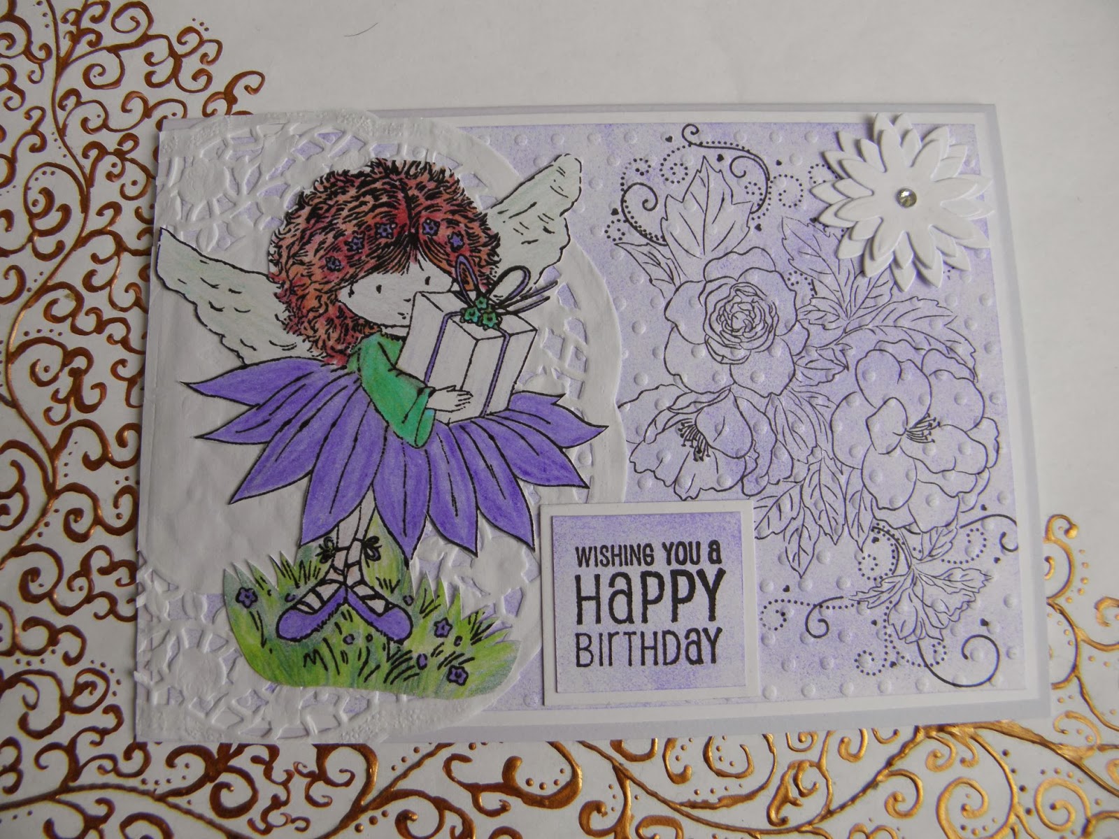 Quilling Lady: Colourful elf wishing you Happy Birthday