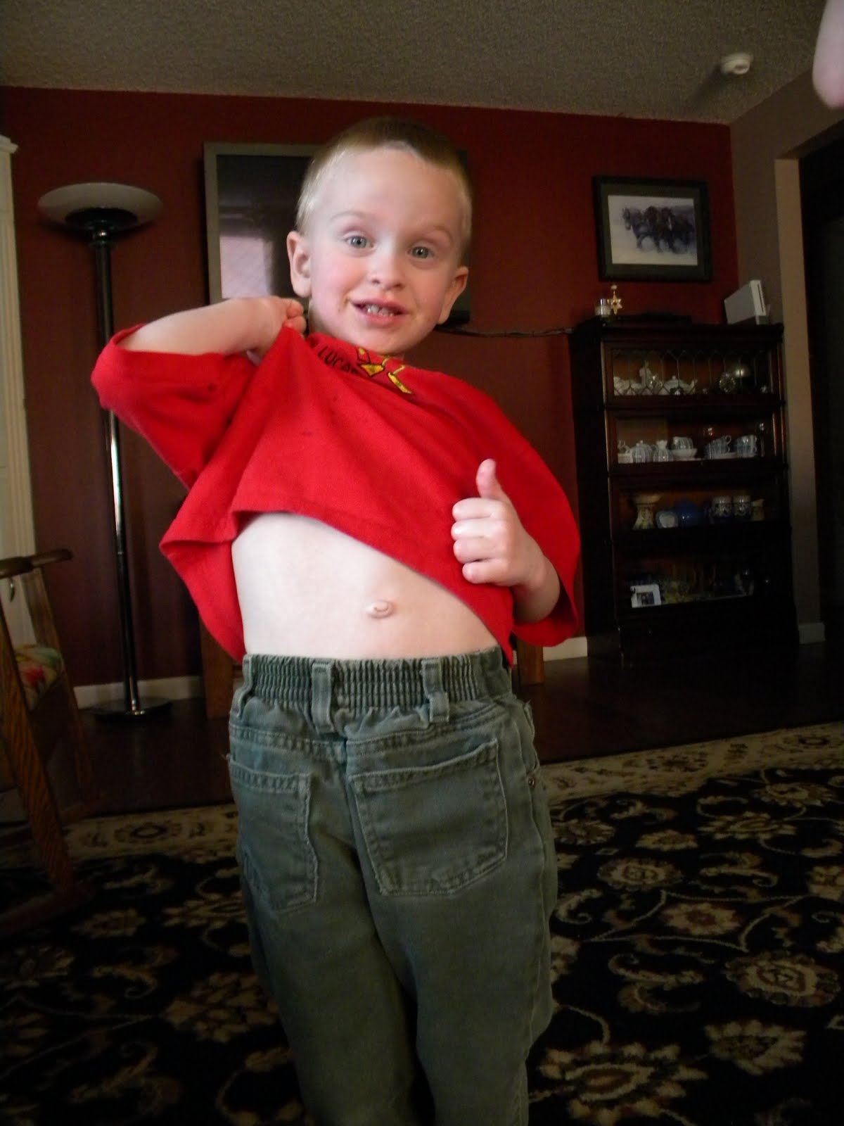 The journey begins today...: Backwards Pants and Fancy Toes