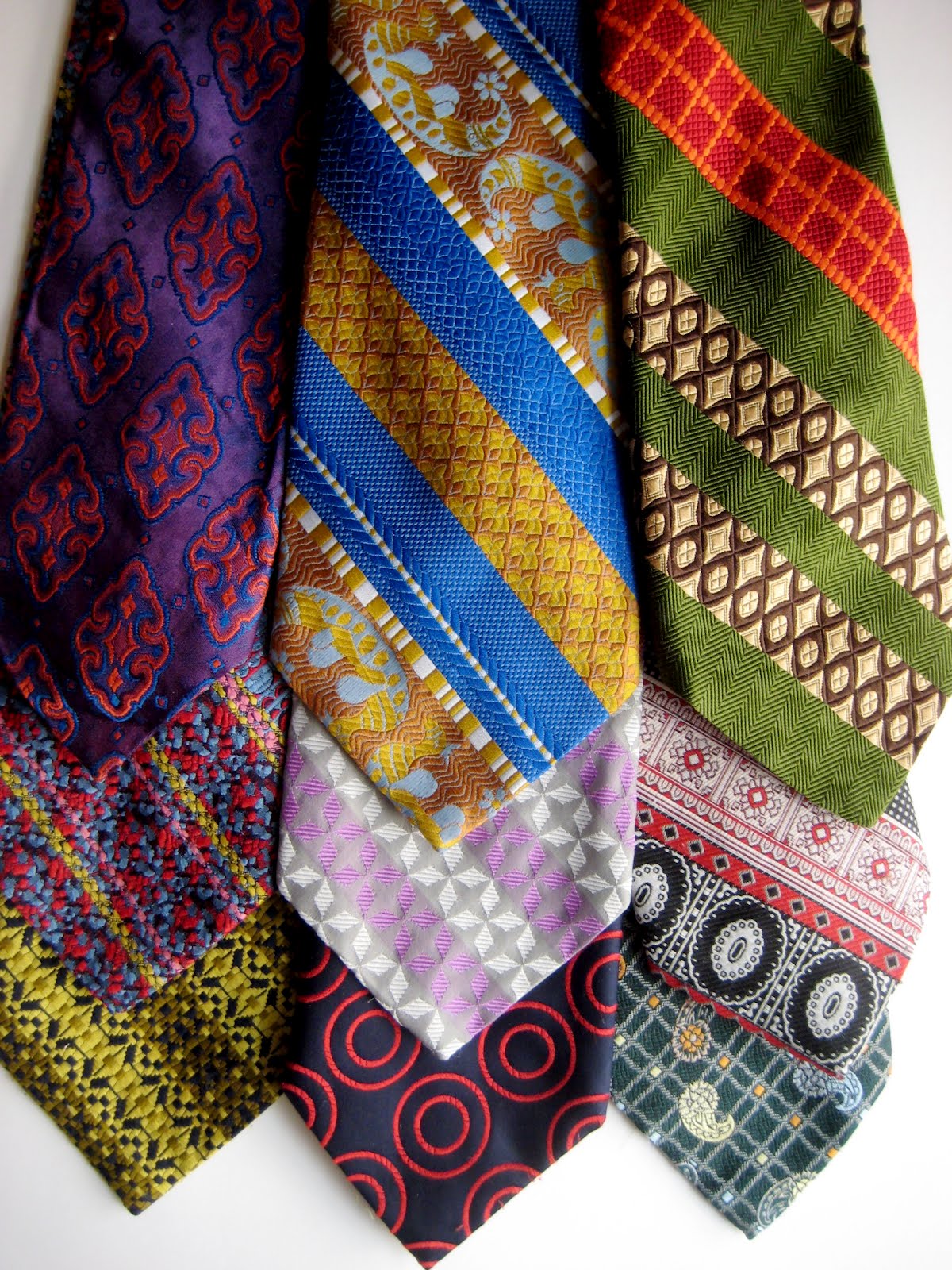 One Girl's Adventures in Thrifting: Necktie Mother-lode: a necktie ...