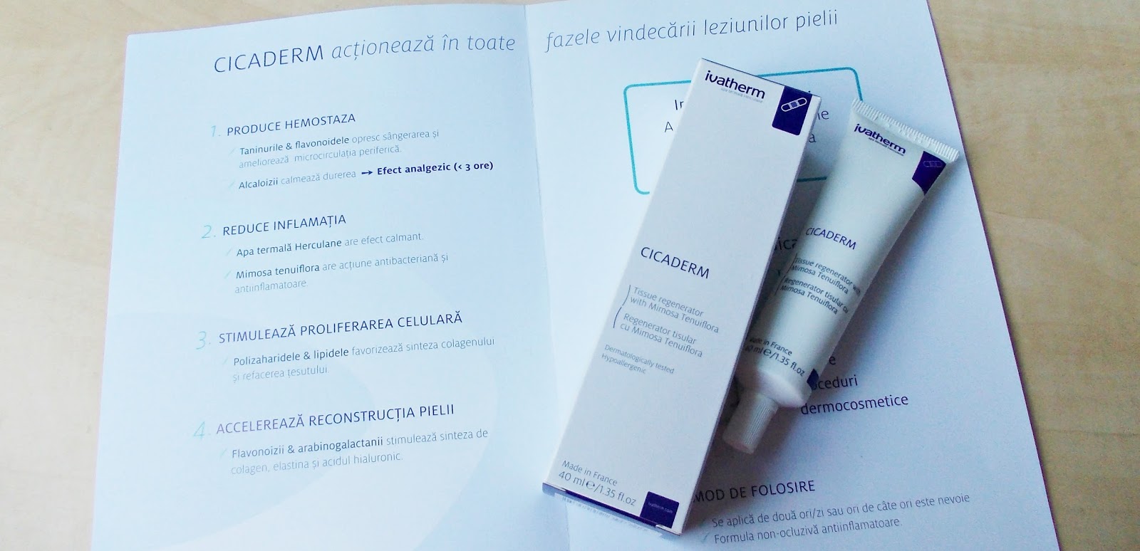 Coltul Cameliei: Cicaderm de la Ivatherm ... de avut in casa