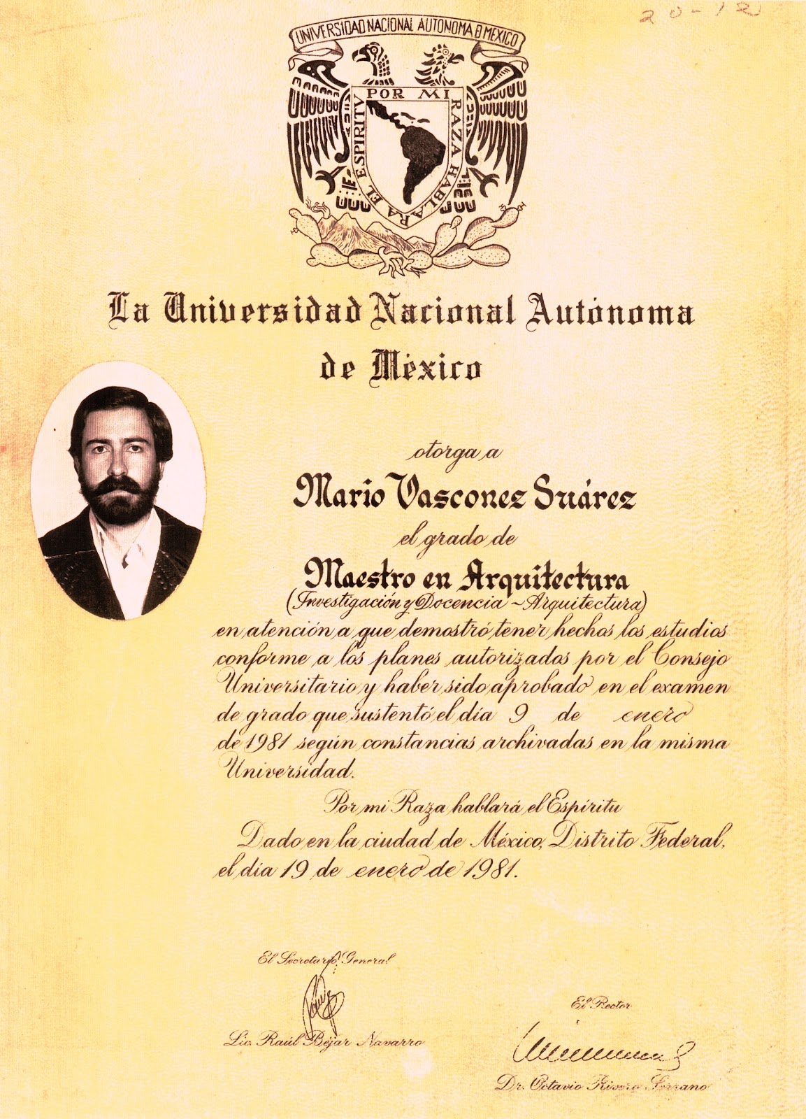 Mario Vásconez: México 5: Mi posgrado en la UNAM, recuerdos, trámites y ...