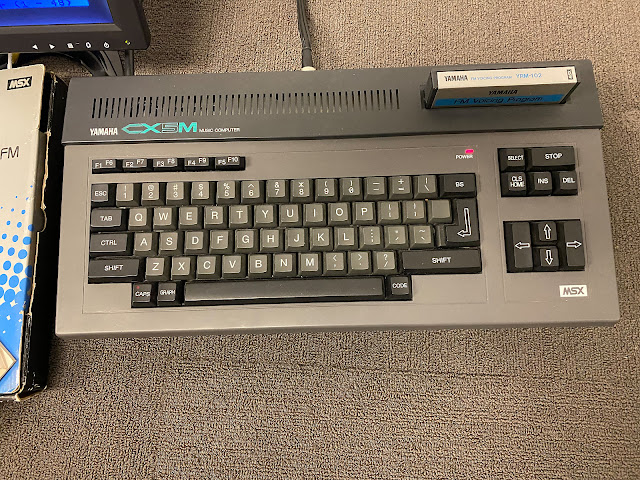 MATRIXSYNTH: 80s Yamaha CX5M music computer (SFG-05 synth II engine ...