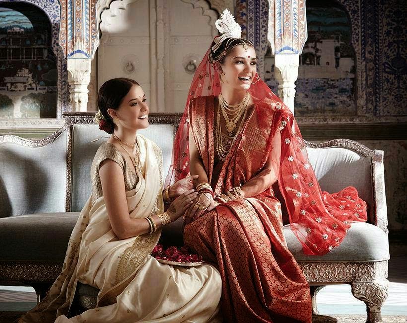 Amy Jackson Bridal Saree Photo Shoots, Amy Jackson Wedding Saree Photos