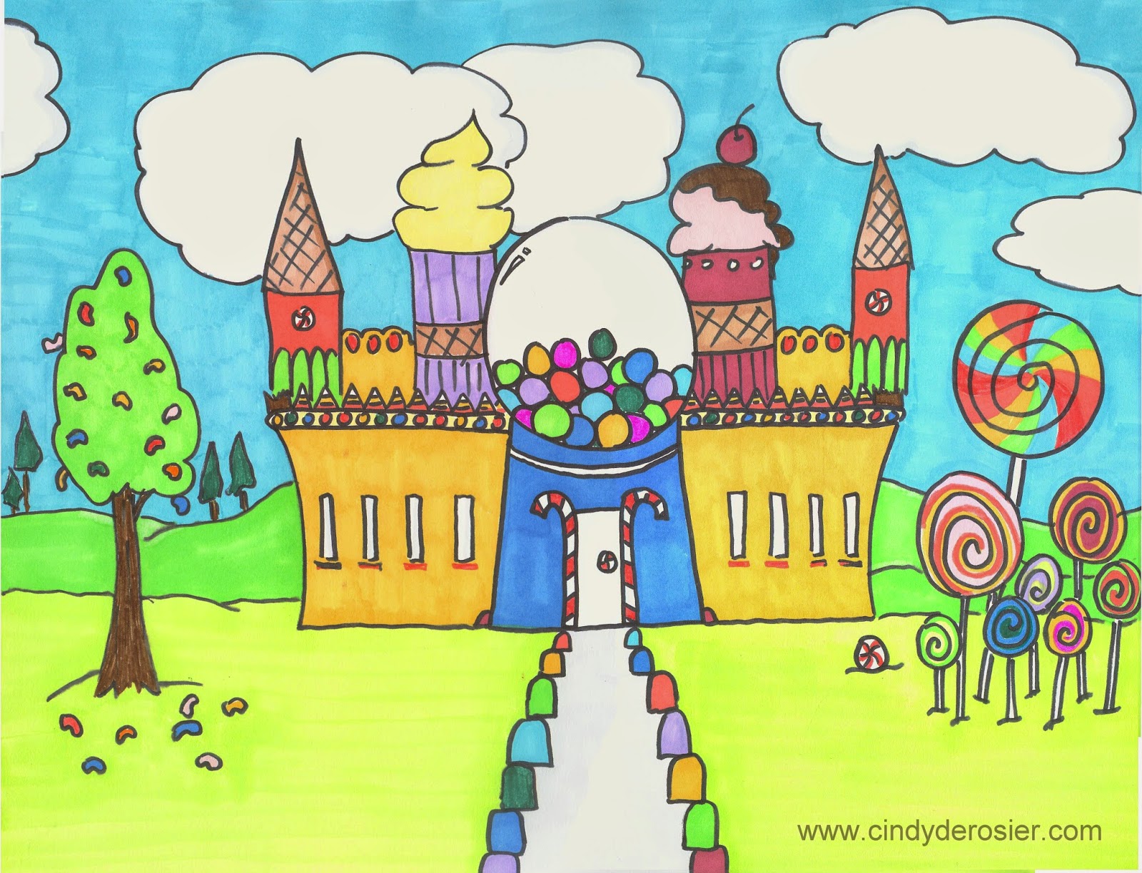 Cindy deRosier: My Creative Life: KidzArt, Part 2