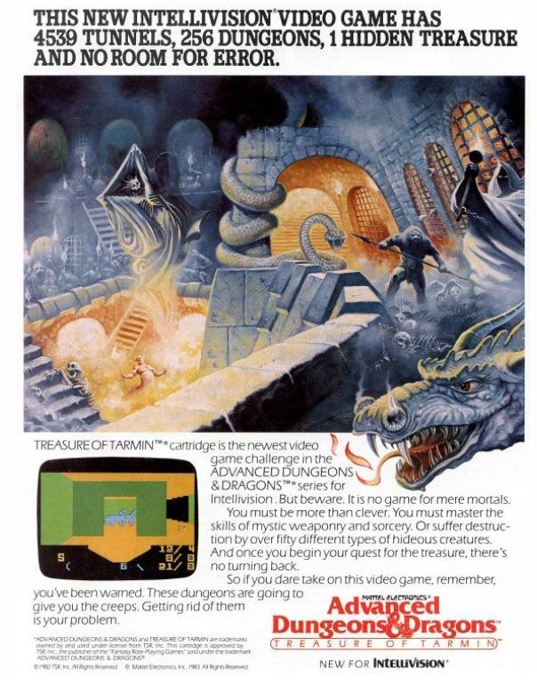 GROGNARDIA: The Ads of Dragon: Advanced Dungeons & Dragons: Treasure of ...