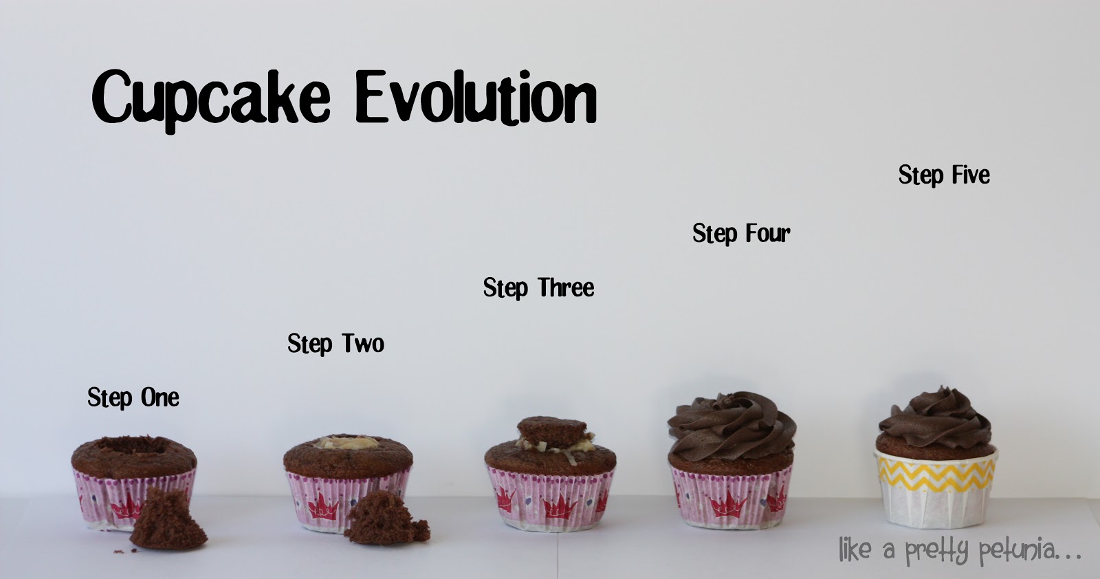 like a pretty petunia: [Birthday] Evolution of a Cupcake