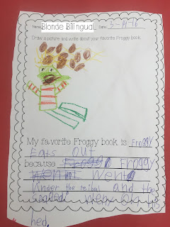 Blonde Bilingual: Fanatics of Jonathan London's Character Froggy