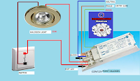Electrical diagrams: HALOGEN SPOT LIGHT
