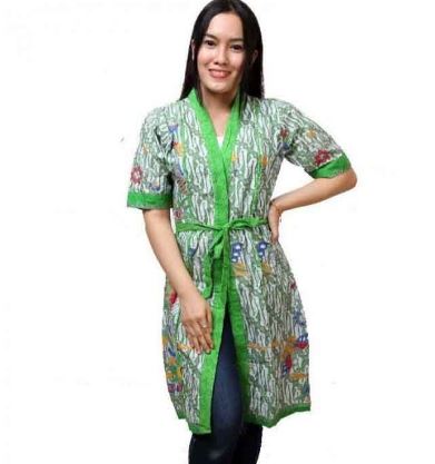 19+ Contoh Model Cardigan Batik Desain Terbaik 2023