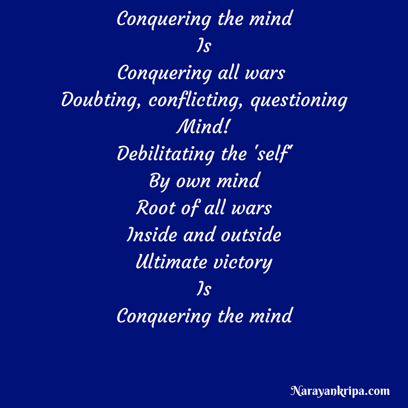 Poem: Conquering The Mind