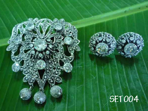 Puri Bali Silver: 1 set perhiasan perak bakar