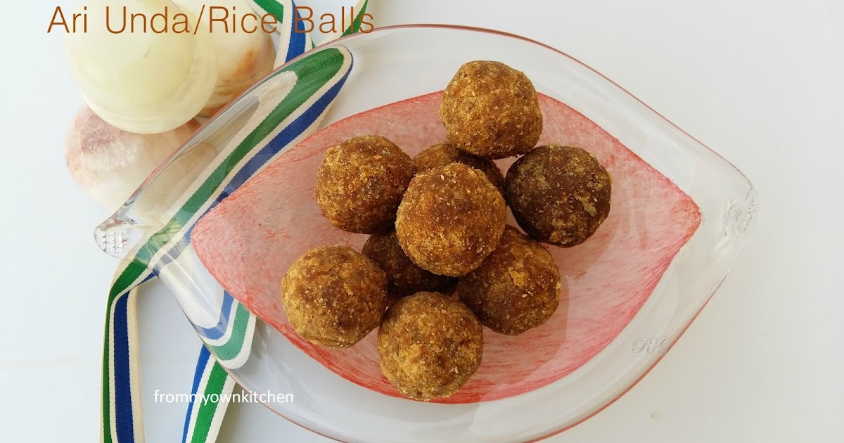 From My Own Kitchen: Ariunda/Rice Balls