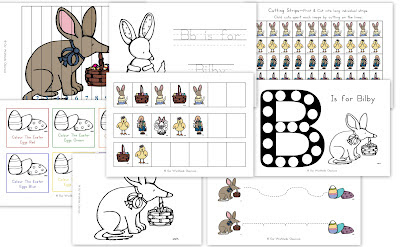 Easter Bilby Printable Bambino Pack