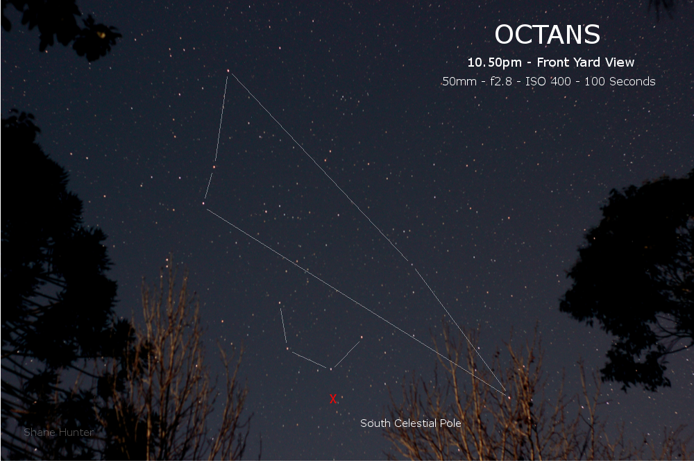 Octans Constellation - Polar Alignment