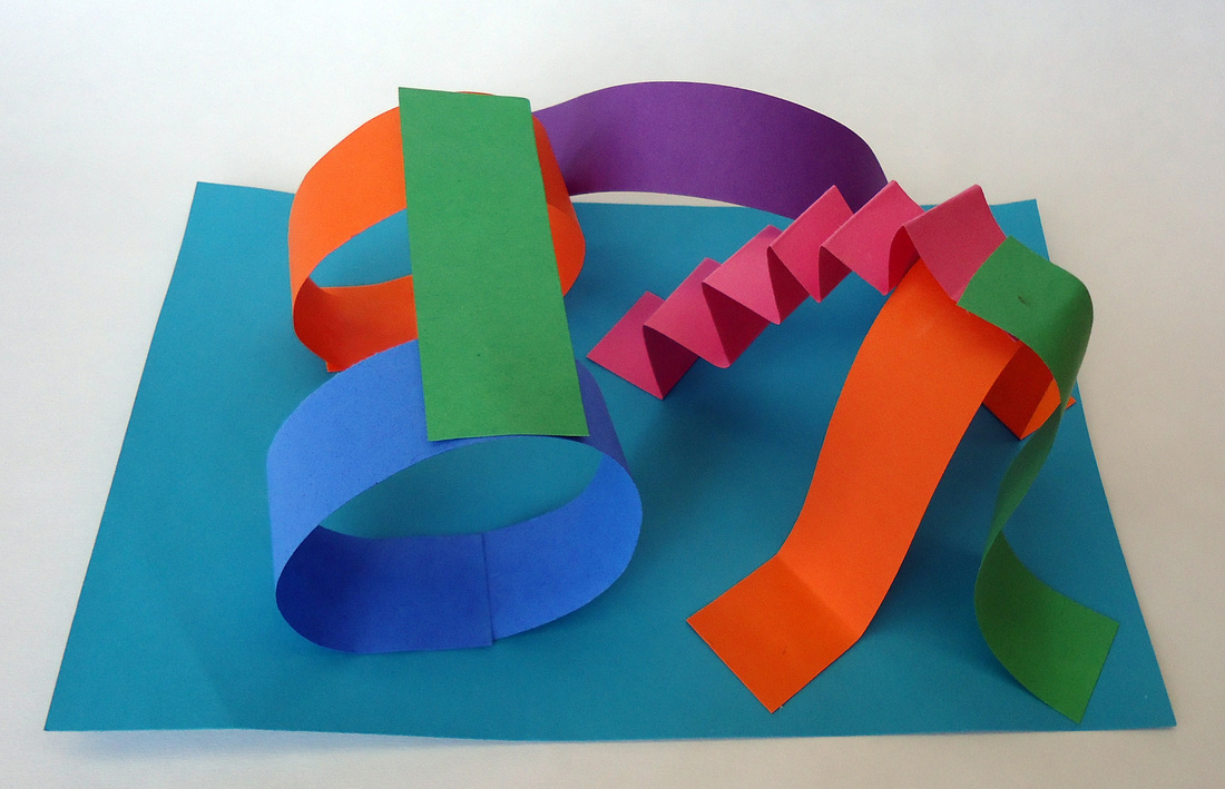 Kindergarten Art at Festus Elementary: Sculpture - Paper Playground