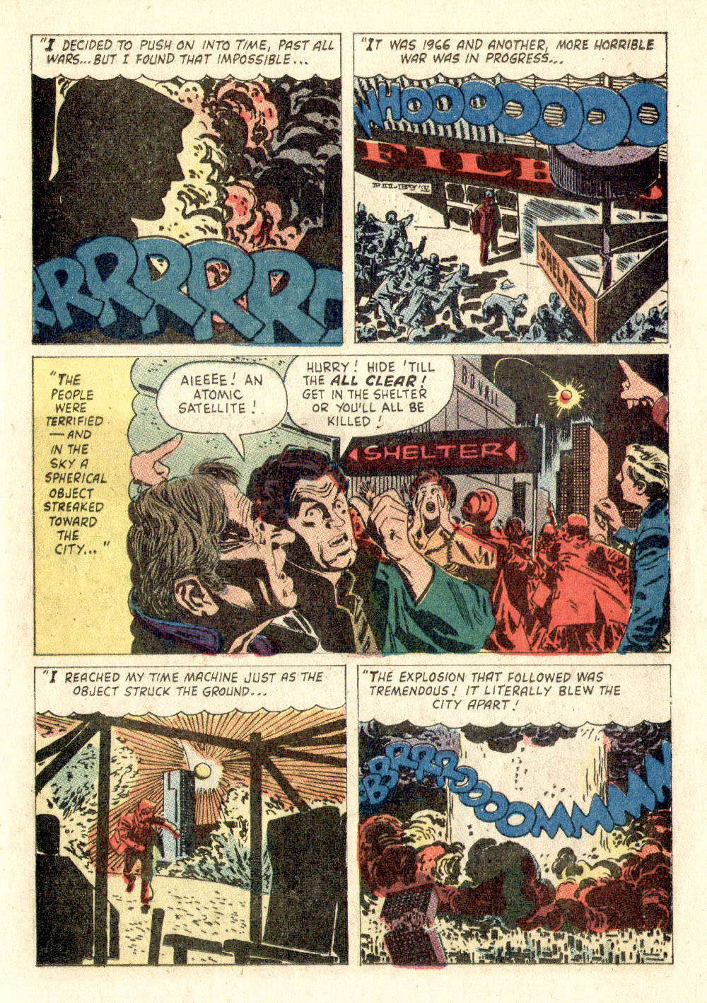 The ALEX TOTH archives: TOTH - FOUR COLOR COMICS 1085 The Time Machine ...