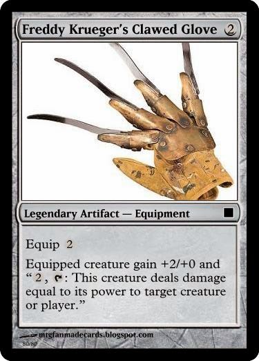 Magic the Gathering fan-made cards: Freddy Krueger (A Nightmare on Elm ...