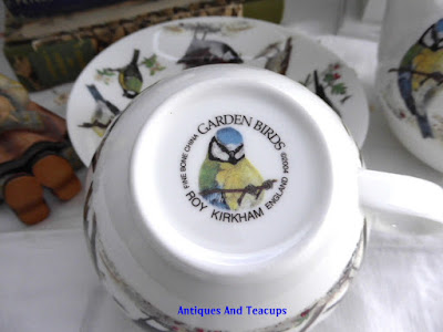 Antiques And Teacups: Tuesday Cuppa Tea Early, Garden Birds Tea For One ...