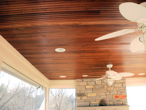 Outdoor Room Ceiling Material Preparation