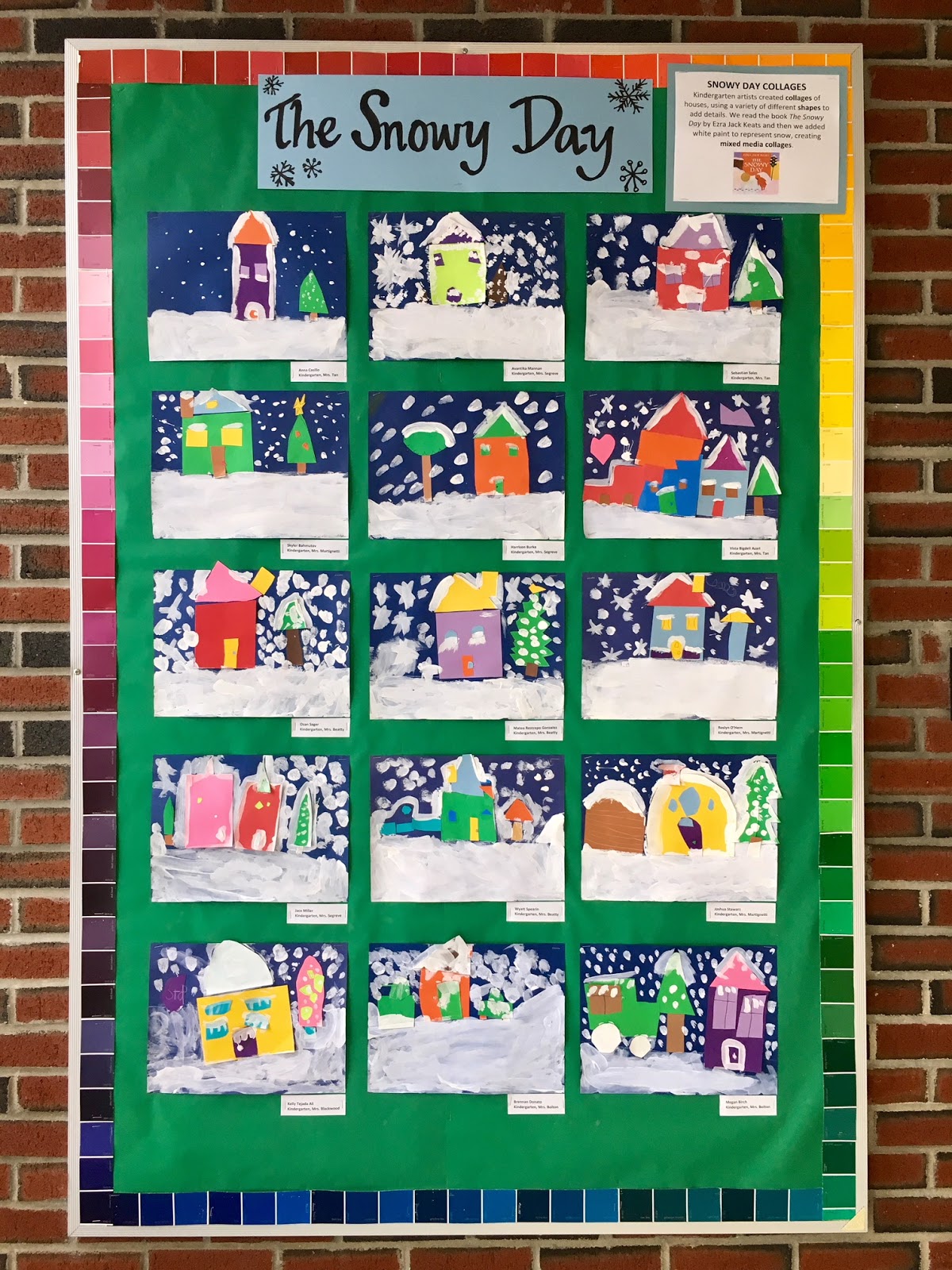 Art at Hosmer: Snowy Day Collages