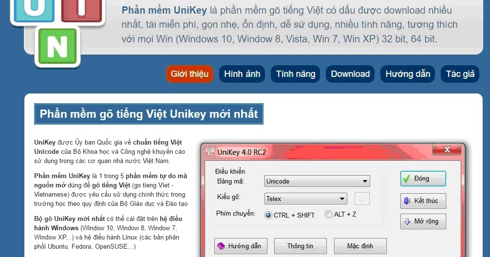 huuanhtk: CHUYỂN MÃ VĂN BẢN TRÊN WINDOWS 10 BẰNG UNIKEY 4.2 RC4