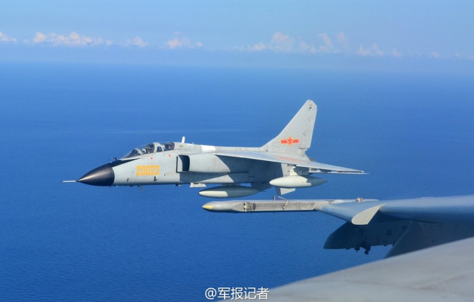Asian Defence News: Chinese Air Force PLAAF sent 3 Xian JH-7 fighters ...