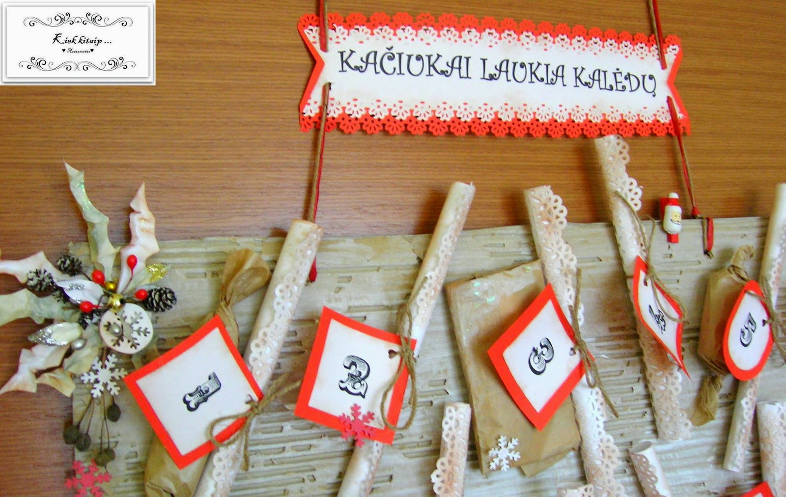 Kiek kitaip. Accessories: ADVENTO KALENDORIUS / ADVENT CALENDAR