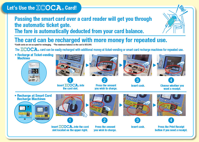 FoodyFooty2: ICOCA : Pass your card and go =)
