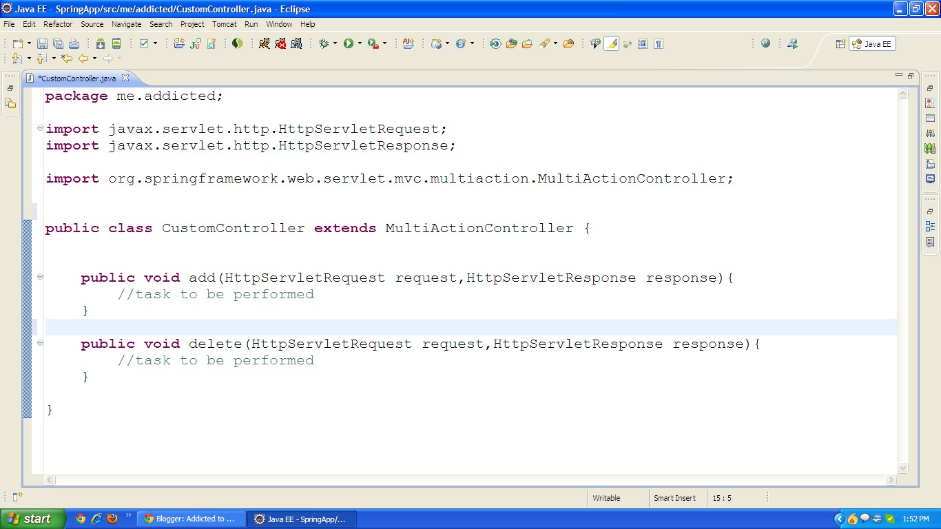 Different Controllers In Spring Addicted To Java