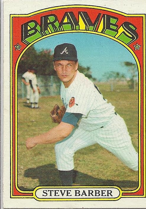 Atlanta Braves #100 Favorite Players from the 1970's: #57 STEVE BARBER
