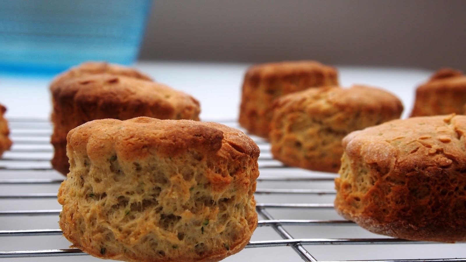 Afternoon tea - Savoury cheese and thyme scones - Kitchen Exile