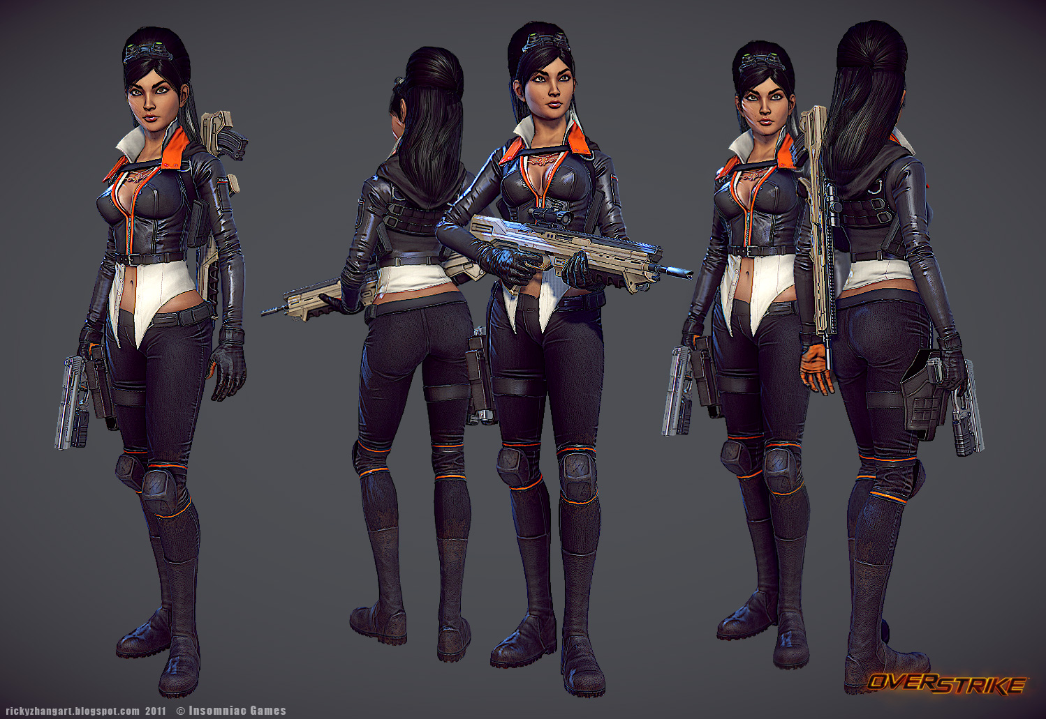 Ricky Zhang Art: Fuse (Overstrike) Character Assets 2011-2012