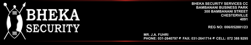 Bheka Security Services: Supervision