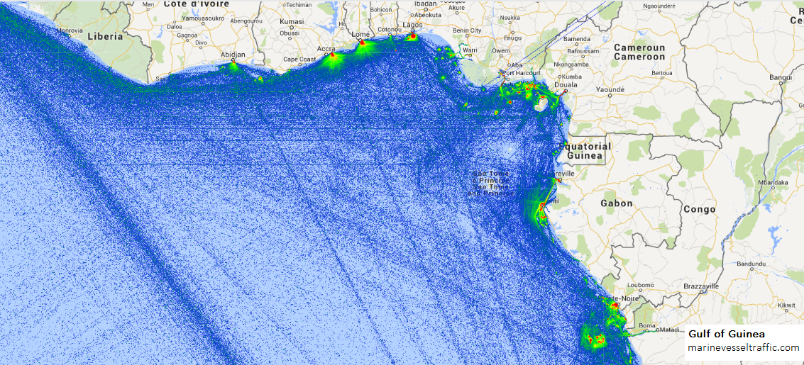 GULF OF GUINEA SHIP TRAFFIC | Ship Traffic