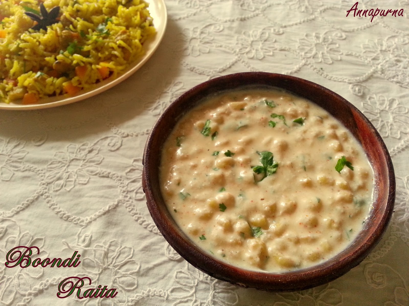 Annapurna: Boondi Raita Recipe