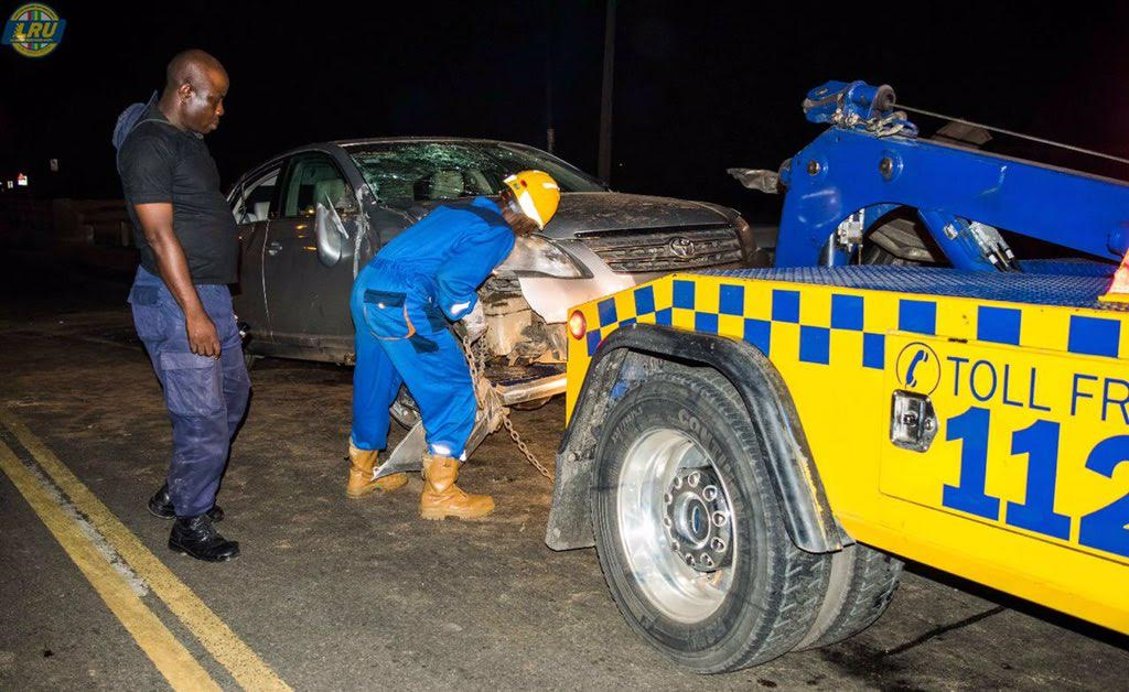 Photos: Injured driver who sustained injury from car accident gets ...