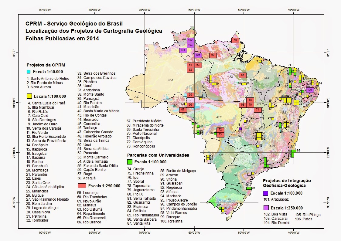CPRM - Serviço Geológico do Brasil: CPRM lança novos produtos de ...