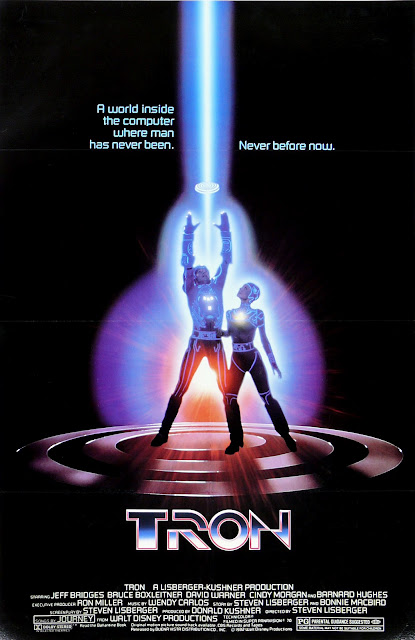 The Geeky Nerfherder: Movie Poster Art: Tron (1982)