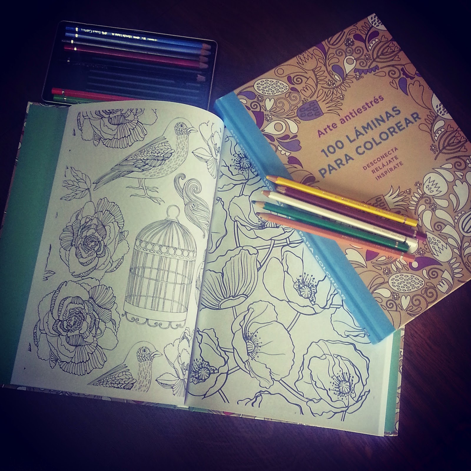 Arte antiestrés. Láminas para colorear | Entre montones de libros