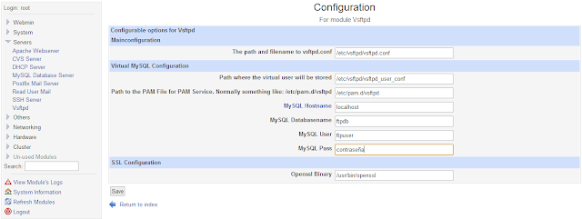 Como instalar y administrar vsftpd en Centos con Webmin ~ videoJuegos y Open Source