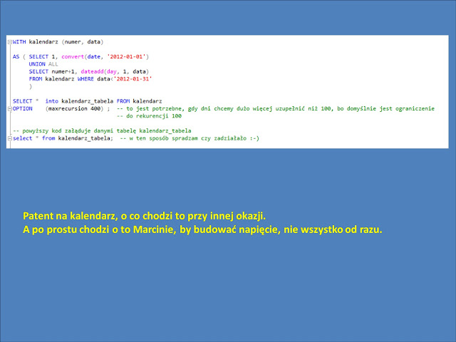 SQL dla zielonych i żółtych: 2016