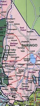 Taking Baringo beyond your limits.: The Map of Baringo County