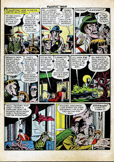 Cole's Comics: Dark Plas Halloween 2013: Plastic Man Stakes Out A Vampire!