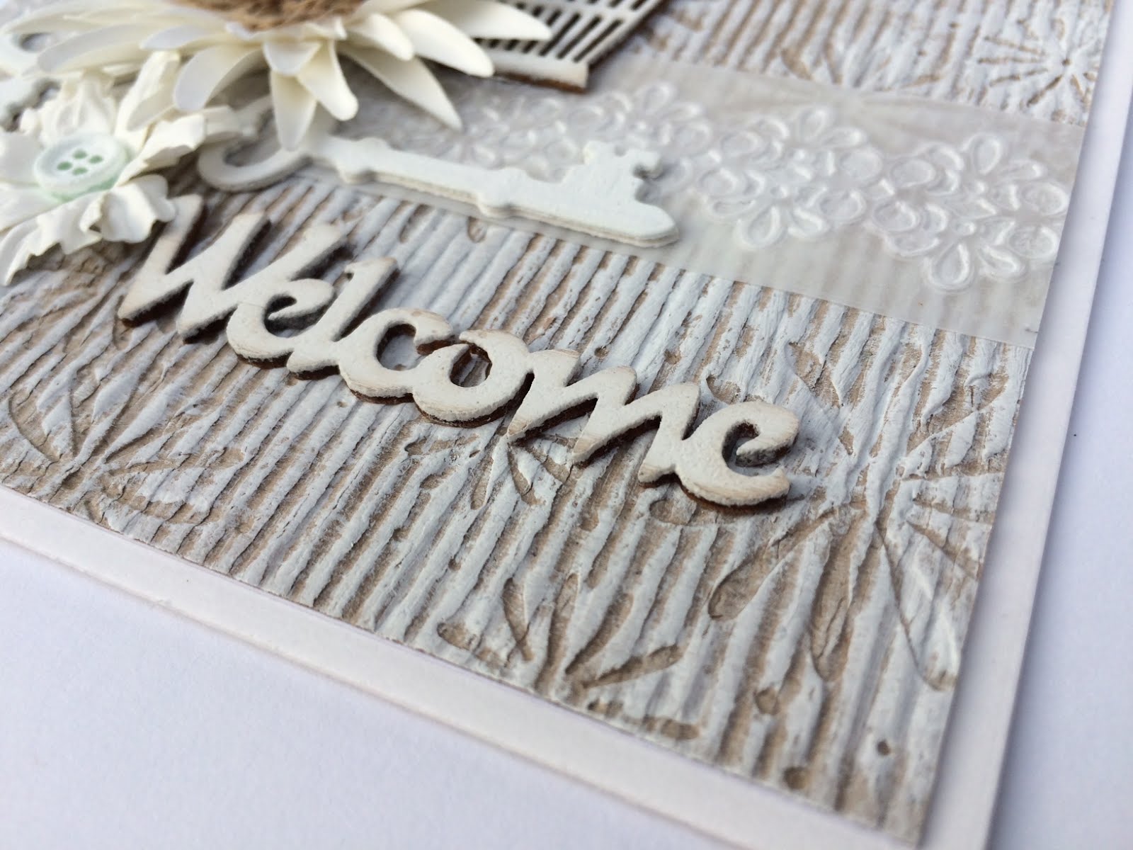 Welcome Kaart - Gerry's Craft Room