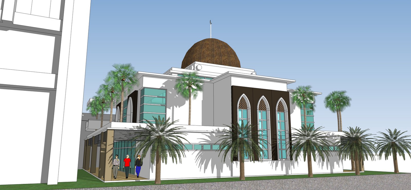 Design and Drafting: surau 1