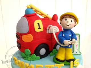 Penang Wedding Cakes by Leesin: Fireman Cake